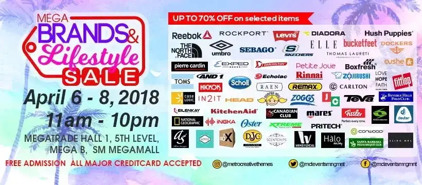 MegaBrands & Lifestyle Summer Sale, SM Megatrade - Geekstamatic.com
